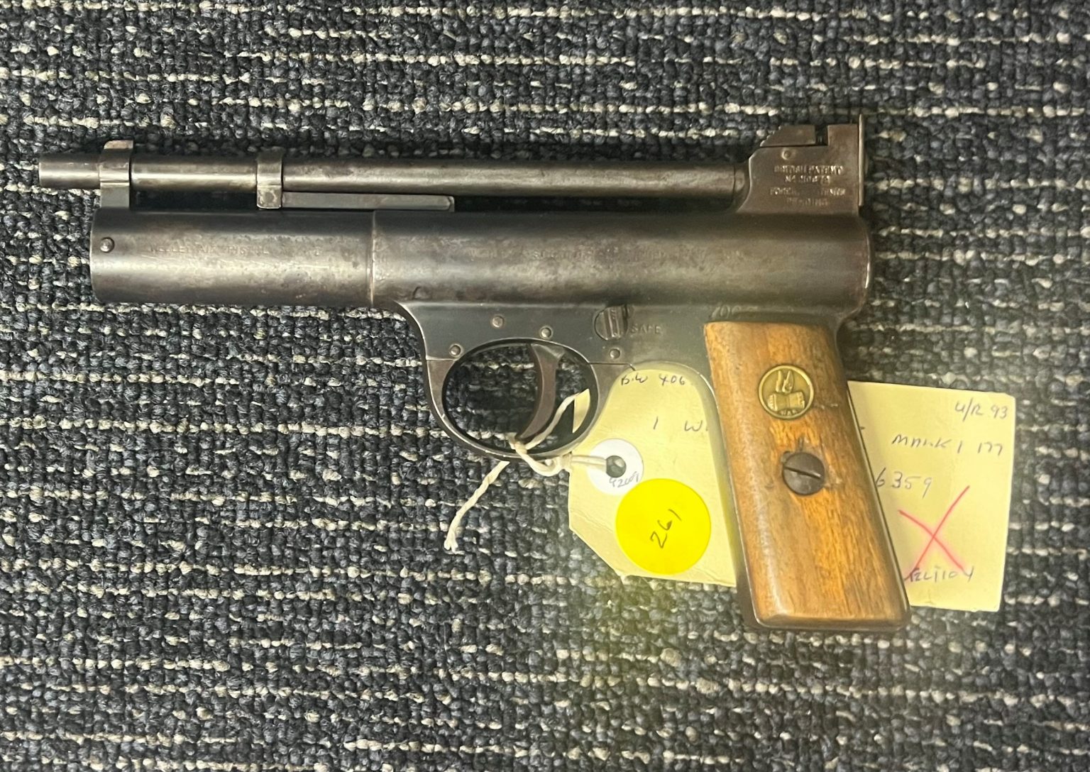 WEBLEY AND SCOTT MARK 1 177 AIR – Coffs Guns & Rural Supplies